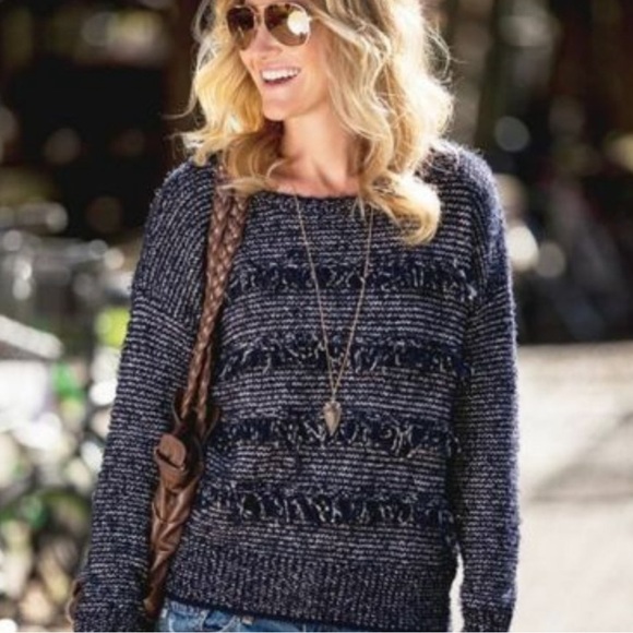 Joie | Sweaters | Joie Camille Pullover Sweater Fringe Texture S | Poshmark